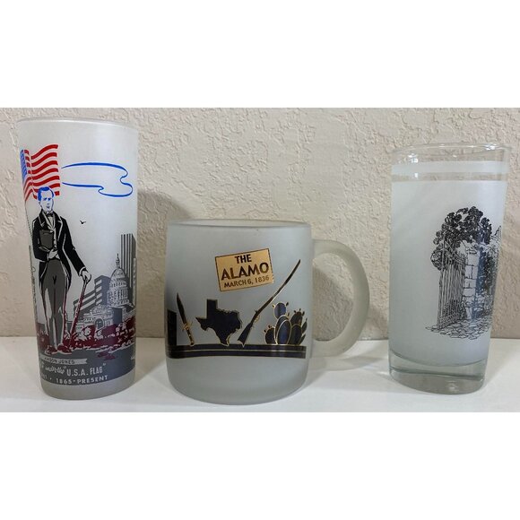 Dining | Texas Under The Usa Flag Anson Jones Alamo San Antonio Frosted ...
